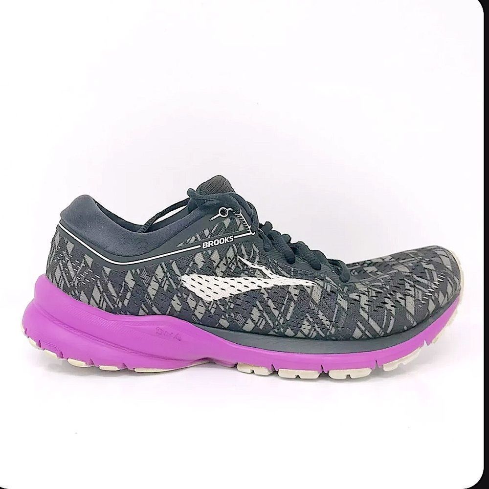 Brooks Launch 5 Dna Women's Purple/Black Mesh Running… - Gem